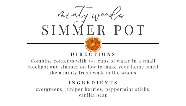 simmer pot printables - Blossom and Branch Farm
